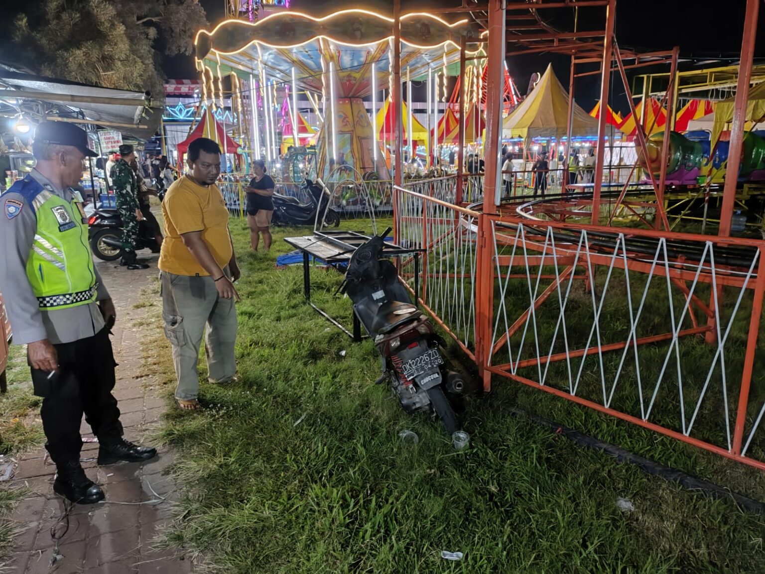 Dua Pengunjung Terpental dari Jet Coaster Pasar Rakyat Pergung, Tiga ...